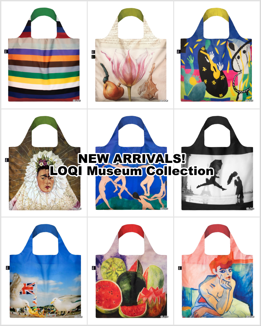 【アートグッズ紹介】今週はLOQI Museum Collectionのトートバッグの新作がどどんと登場です！ - LAMMFROMM（ラム ...